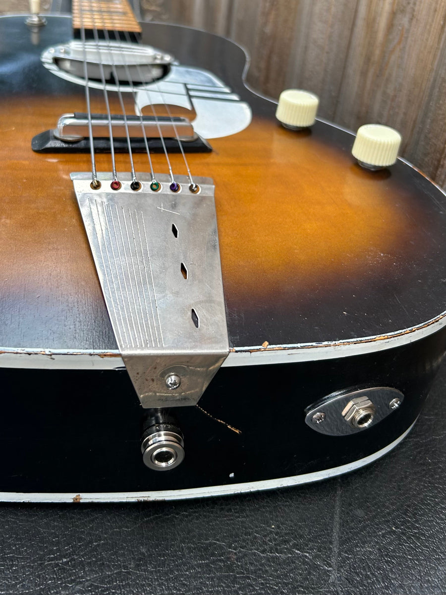 Kay Rubber Bridge Conversion – Moze Guitars