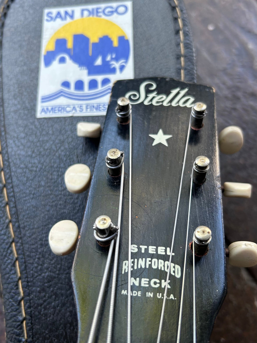Stella Rubber Bridge Conversion – Moze Guitars