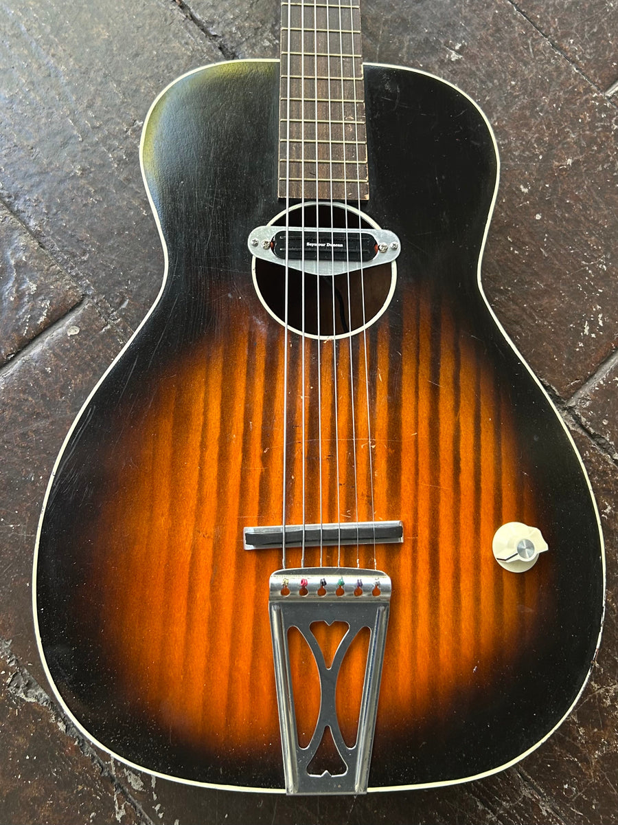 Stella Rubber Bridge Conversion – Moze Guitars