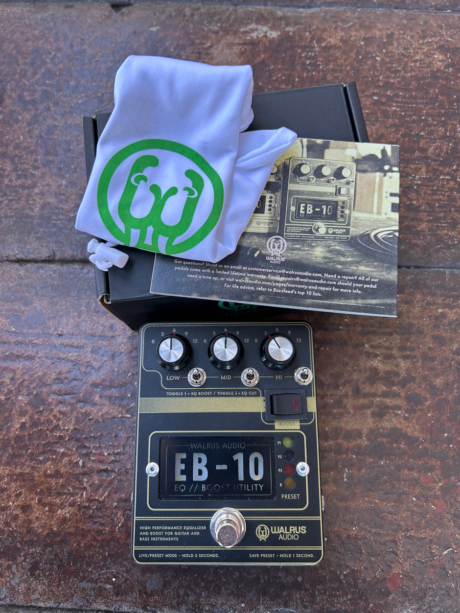 Walrus Audio EB-10 Preamp // EQ // Boost – Moze Guitars